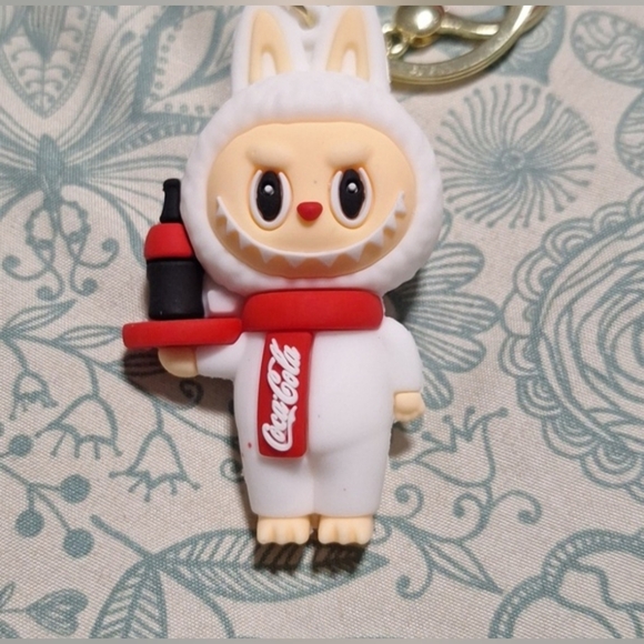 Coca Cola | Other | Labubu Cocacola Keychain | Poshmark